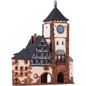 Candle house ceramic